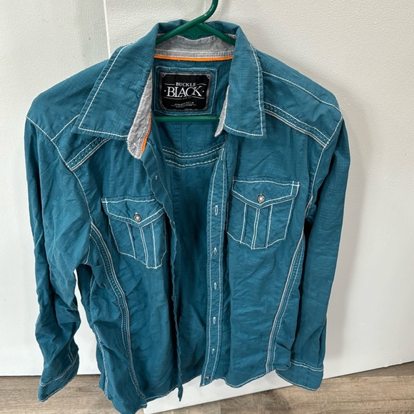 Buckle | Shirts | Mens Medium Shirt Buckle Black Med | Poshmark